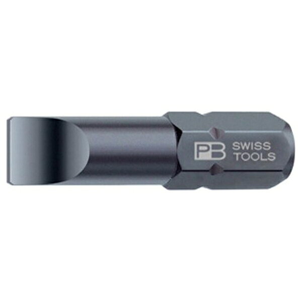 PB SWISS TOOLS(PBスイスツールズ)の一覧はこちら●刃先厚(mm)：0.8●刃先幅(mm)：5.5●全長(mm)：25●質量(g)：5●差込角：1/4"(6.3mm)hex●強度と精度に優れた差込角1／4"（6．35mm）のシ...