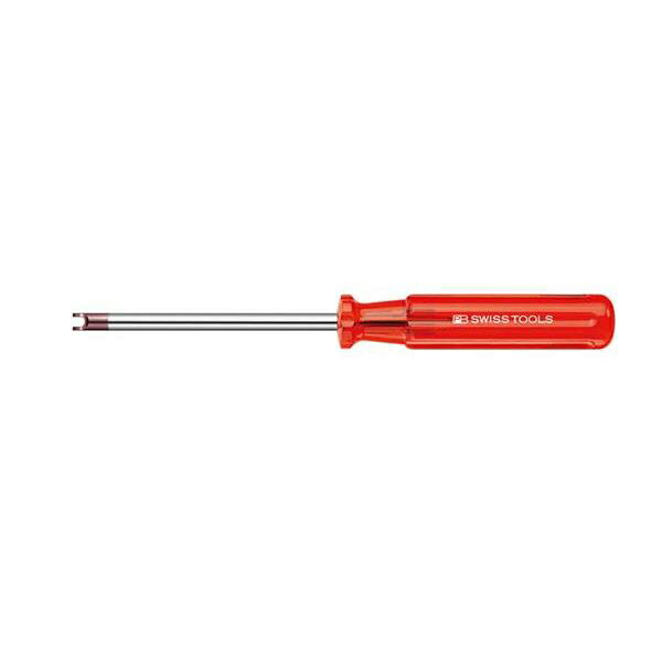 PB SWISS TOOLS(PBスイスツールズ)の一覧はこちら□口幅(mm)：2.8□適合ネジ：M2.5□刃先厚(mm)：1□軸径(φmm)：5□軸長(mm)：80□全長(mm)：170□質量(g)：36□丸ナット用グリップは木やコットン...