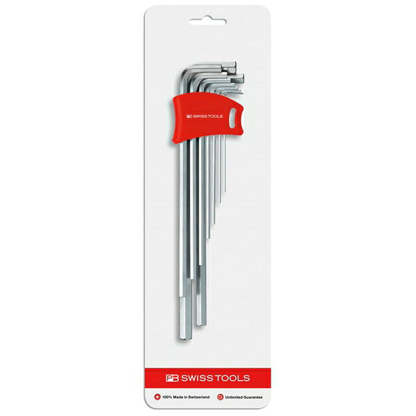 PB SWISS TOOLS(PBスイスツールズ)の一覧はこちら●質量(g)：433●横幅のコンパクトなホルダー付き。●ニッケルクロームメッキタイプです。ロング六角棒レンチ(mm)：211-1.5・2・2.5・3・4・5・6・8・10JAN...