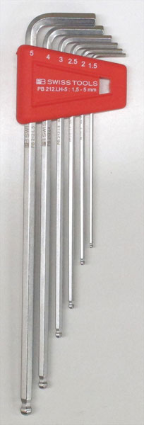PB SWISS TOOLS(PBスイスツールズ)の一覧はこちら●ホルダー付。ボール付ロング六角棒レンチ：212L-1.5・2・2.5・3・4・5JANCD:7610733235469【銀行振込・コンビニ決済】等前払い決済予定のお客様へ当商...