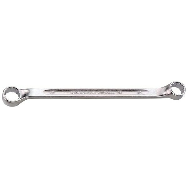 STAHLWILLE(スタビレー)の一覧はこちらオフセットが10度のオーソドックスなメガネレンチ●サイズ(mm)：21x23●全長(L；mm)：328●メガネ部巾(小)(d1；mm)：29.8●メガネ部巾(大)(d2；mm)：32.9●メガ...