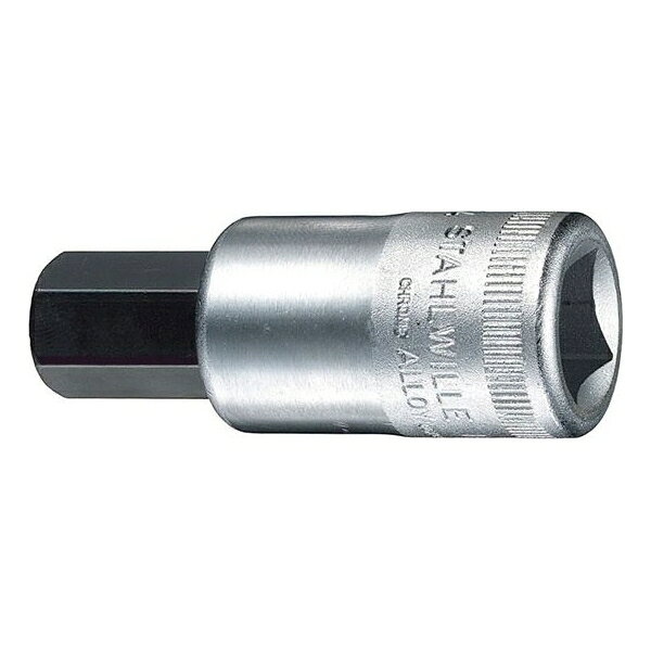STAHLWILLE(スタビレー)の一覧はこちら頑丈な圧入式の1／2"SQヘックスビットソケット●サイズ(")：5/8●全長(L1；mm)：60●軸長(L2；mm)：20●ソケット部外径(d；mm)：27.5●質量(g)：169●頑丈な圧入...