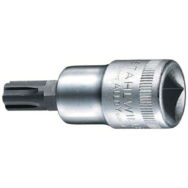STAHLWILLE(スタビレー)の一覧はこちら頑丈な圧入式の1／2"SQスプラインビットソケット●サイズ：M8●全長(L1；mm)：60●軸長(L2；mm)：22●ソケット部外径(d；mm)：22.7●質量(g)：78●先端部対辺(mm)...