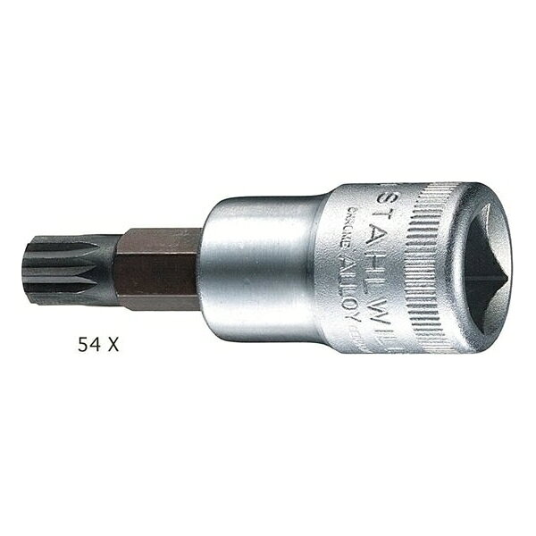 STAHLWILLE(スタビレー)の一覧はこちらトリスクウェア（三重四角・XZN）スクリュー用●サイズ：M16●全長(L1；mm)：60●軸長(L2；mm)：20●ソケット部外径(d；mm)：27.5●質量(g)：174●先端対角寸法(mm...