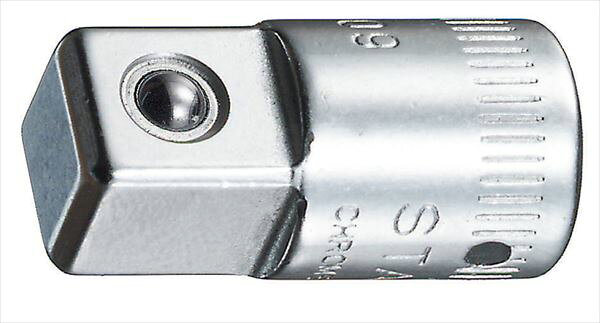 STAHLWILLE(スタビレー)の一覧はこちら3/8"SQのソケット等を1/4"SQラチェット等に装着する際に使用する高品質なHPQシリーズのアダプター●サイズ(凹"SQx凸"SQ)：1/4x3/8●全長(mm)：25●ソケット部外径(m...