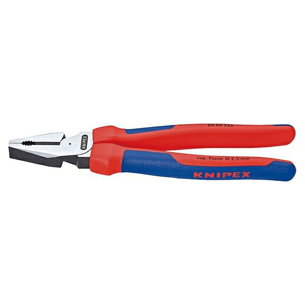 KNIPEX(クニペックス)の一覧はこちらつかみ面は板やパイプに対応する形状で、幅広い用途で使用できます。●切断能力(硬線；φmm)：3.0●切断能力(ピアノ線；φmm)：2.5●切断能力(銅・アルミケーブル；φmm)：14.0●切断能力(...