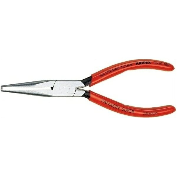 KNIPEX(クニペックス)の一覧はこちら細いワイヤーのストリッピング作業に。●ストリッピング能力(φmm)：0.6●質量(g)：102●細いワイヤーのストリッピング（皮むき）作業に●ワイヤー径に合わせてお選びください。調整等はできません。...