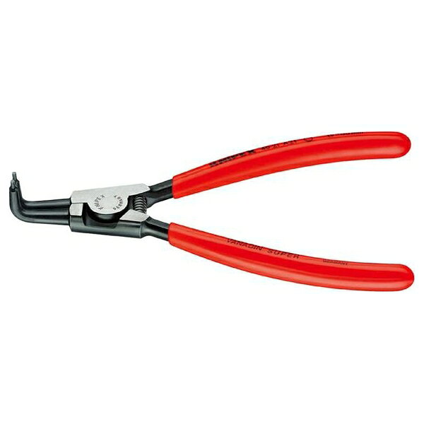KNIPEX(クニペックス)の一覧はこちら簡単に軸用スナップリングの取り付け、取り外しができます。●対応シャフト径(φmm)：3-10●先端チップ径(φmm)：0.9●全長(mm)：125●質量(g)：85●簡単に軸用スナップリングの取り付...