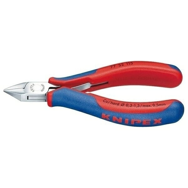KNIPEX(クニペックス)の一覧はこちら極めて精密なエレクトロニクス関連、精密機器関連の切断作業に最適な高精度のニッパー。●切断能力（軟線；φmm)：0.3-1.3●切断能力（中硬線；φmm)：1.0●切断能力(硬線；φmm)：0.5●口...