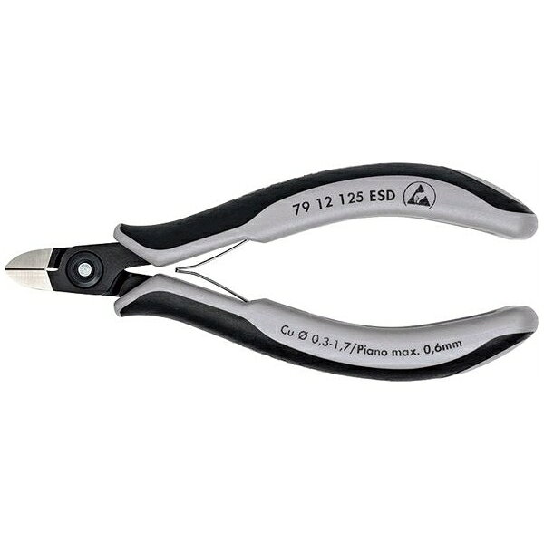 KNIPEX(クニペックス)の一覧はこちら質の高い作業を約束する精密エレクトロニクスプライヤー。●切断能力（軟線；φmm)：0.3-1.7●切断能力（中硬線；φmm)：1.3●切断能力(硬線；φmm)：1.0●切断能力(ピアノ線；φmm)：...
