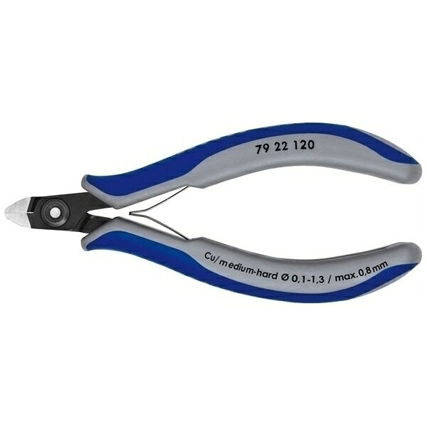 KNIPEX(クニペックス)の一覧はこちら質の高い作業を約束する精密エレクトロニクスプライヤー。●切断能力（軟線；φmm)：0.1-1.3●切断能力（中硬線；φmm)：0.8●口先の長さ(mm)：6.5●ジョイント部の幅(mm)：9.0●ジ...