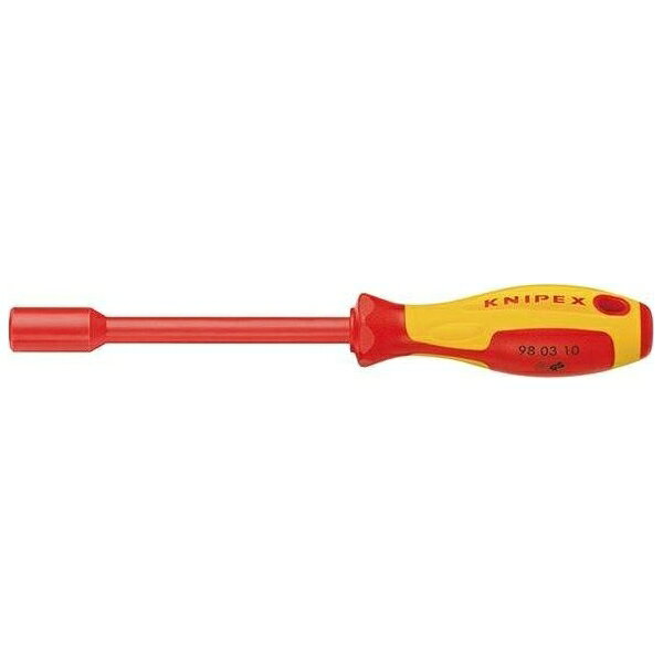 KNIPEX(クニペックス)の一覧はこちら●サイズ(mm)：10.0●全長(mm)：237●軸長(mm)：125●ハンドル長(mm)：112●人間工学に基づき、安全性を重視したハンドルのデザインにより、力をしっかりかけて回すことができます。...