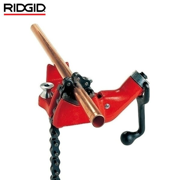 RIDGID(リジッド)の一覧はこちらクランクハンドルが台座に固定されています。●管サイズ(in.)：1/2～8●管サイズ(mm)：15～200●質量（kg)：11.1●クランクハンドルが台座に固定されています。●堅牢な鋳鉄製の基台に、パイ...