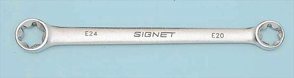 SIGNET(シグネット)の一覧はこちら使いやすいストレートタイプ●サイズ：E14×E18●全長(L；mm)：180●メガネ部幅(B1/B2；mm)：17.5/22●メガネ部厚み(A1/A2；mm)：6/8●ストレートタイプ。●ヘクスローブ...