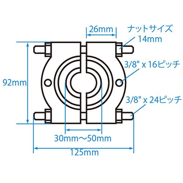 JTCオートツールズの一覧はこちら適用サイズ：30~50mmJANCD:4580343055906【発送区分】この商品はメーカーよりお届けいたします。発送連絡が遅れる場合がございます。【銀行振込・コンビニ決済】等前払い決済予定のお客様へ当商...