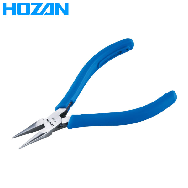 HOZAN(ホーザン)の一覧はこちら連続作業にも疲れを感じさせないコイルバネ装備。エレクトロニクスの現場でも安心な静電気対策仕様のソフトグリップ。つかみ部は細口で精密作業に適しています。精密作業用の細口タイプ。□仕様硬度HRC 42 重量 ...