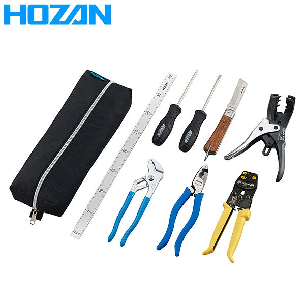 HOZAN(ホーザン)の一覧はこちら電気工事士技能試験を受験するための基本工具+VVFストリッパーのセットP-929 VVFストリッパーとP-59-175 VVFペンチが入った工具セット。圧着工具とウォーターポンププライヤーは小型タイプ P...