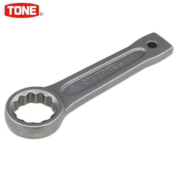 TONE(トネ)の一覧はこちら●●二面幅41mm●12角めがね●二面幅41mm●ミリ●構造用鋼●ハンマーで叩いて増し締め作業や、錆びついたボルト・ナットの緩め作業用。●ハンマーで叩いて増し締め作業や、錆びついたボルト・ナットの緩め作業ができ...