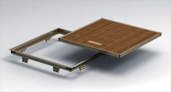 サヌキの一覧はこちら「枠のみ」の販売です床面施工開口寸法（mm）606×606内枠床材寸法（mm）583.5×583.52100g従来型では外枠を取り付ける際に、受桟を使用する構造でしたがプラ受けを採用することで受桟をレス化、さらにプラ受け...
