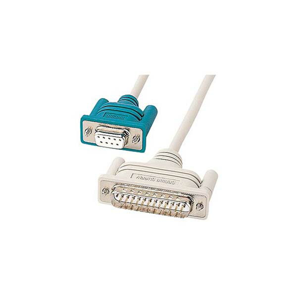 サンワサプライの一覧はこちらDOS/Vパソコン本体とモデム等の周辺機器(DCE)を接続する際、またターミナルアダプタ(TA)を接続するケーブルです。焼却配慮パッケージパッケージに、焼却しても有毒なガスが発生しない材料を使用しています。二重シ...
