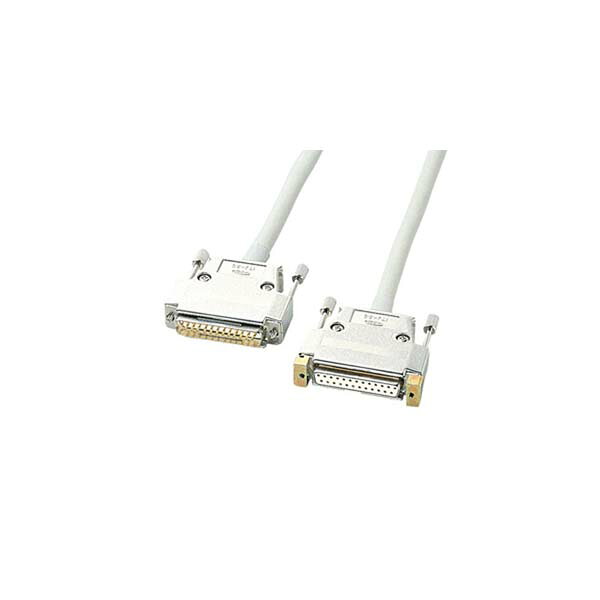 サンワサプライの一覧はこちら■ケーブル長：約10m■コネクタ：D-sub25pinオス(ミリネジM2.6)-D-sub25pinメス(ミリナットM2.6)■結線：ストレート全結線■ケーブル外径：約9.8mm■ケーブル規格：UL2464■対応...