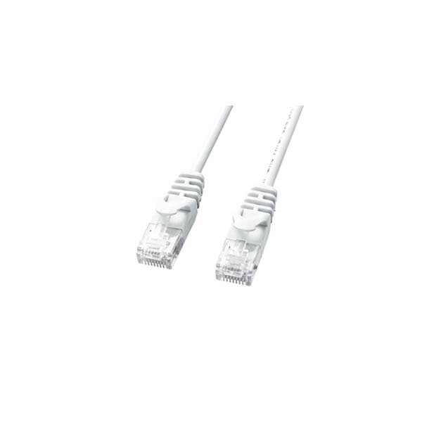 サンワサプライの一覧はこちら■色:ホワイト■ケーブル長:5m■コネクタ形状:RJ-45モールディングコネクタ付(ラッチカバー付き)■ケーブル構造:より線ツイストペアケーブル(AWG30)、ストレート全結線■ケーブル直径:3.8mm■対応伝送...