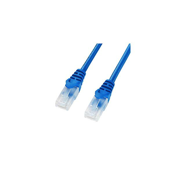 サンワサプライの一覧はこちら■色:ブルー■ケーブル長:0.5m■コネクタ形状:RJ-45モールディングコネクタ付(ラッチカバー付き)■ケーブル構造:AWG26より線ツイストペアケーブル、ストレート全結線■ケーブル直径:4.9mm■対応伝送帯...