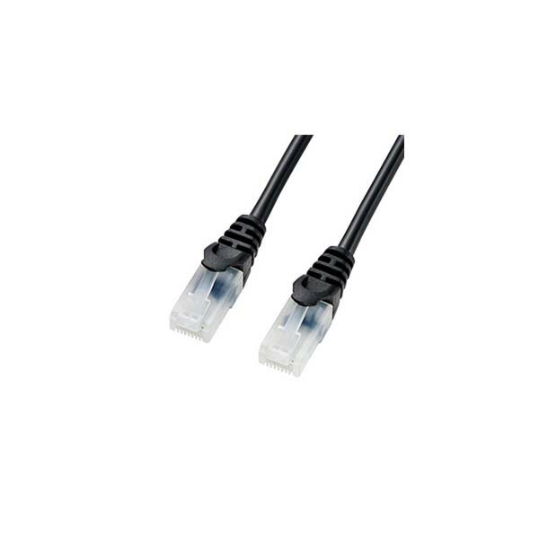 サンワサプライの一覧はこちら■色:ブラック■ケーブル長:3m■コネクタ形状:RJ-45モールディングコネクタ付(ラッチカバー付き)■ケーブル構造:AWG26より線ツイストペアケーブル、ストレート全結線■ケーブル直径:4.9mm■対応伝送帯域...