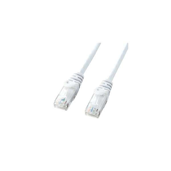 サンワサプライの一覧はこちら■色:ホワイト■ケーブル長:0.5m■コネクタ形状:RJ-45モールディングコネクタ付(ラッチカバー付き)■ケーブル構造:AWG24より線ツイストペアケーブル、ストレート全結線■ケーブル直径:5.6mm■対応伝送...