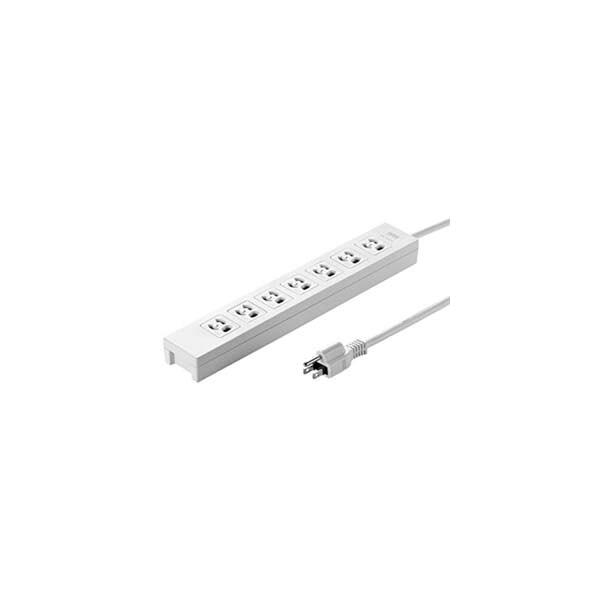 サンワサプライの一覧はこちら■定格容量:15A・125V(1500Wまで)■プラグ:3P■コード長:5m■付属品:ネームタグ(7枚)、抜け止め専用コンセントキャップ(2個)●沖縄・離島は別途送料がかかりますJANCD:49698878371...