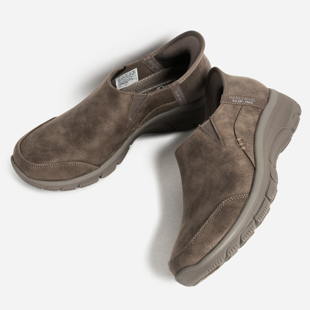 ITEM DETAIL ハンズフリーでスッと履ける、上品なデザインのスリッポン。フォーマルなスタイルで上品な仕上がりを魅せる。独自のHeel Pillow(ヒールピロー)で足をしっかり固定。クッション性のあるSkechers Air-Coo...