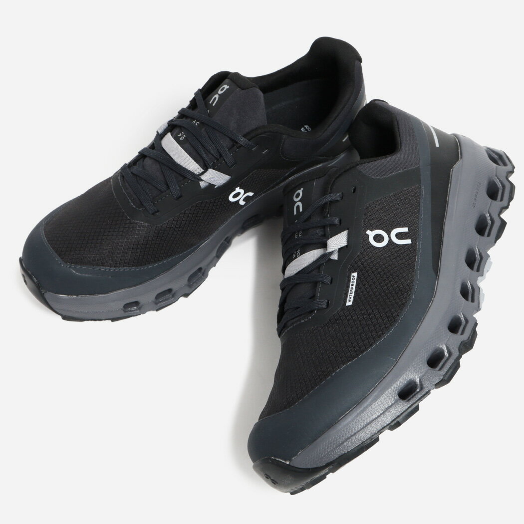 ITEMDETAIL On最軽量の防水シューズ。破れに強いヴァンプメッシュと防水メンブレンで、軽さとプロテクションを両立している『CLOUDVISTA2WATERPROO』が遂に入荷致しました。ソール形状を見直し、つま先に角度をつけることで...