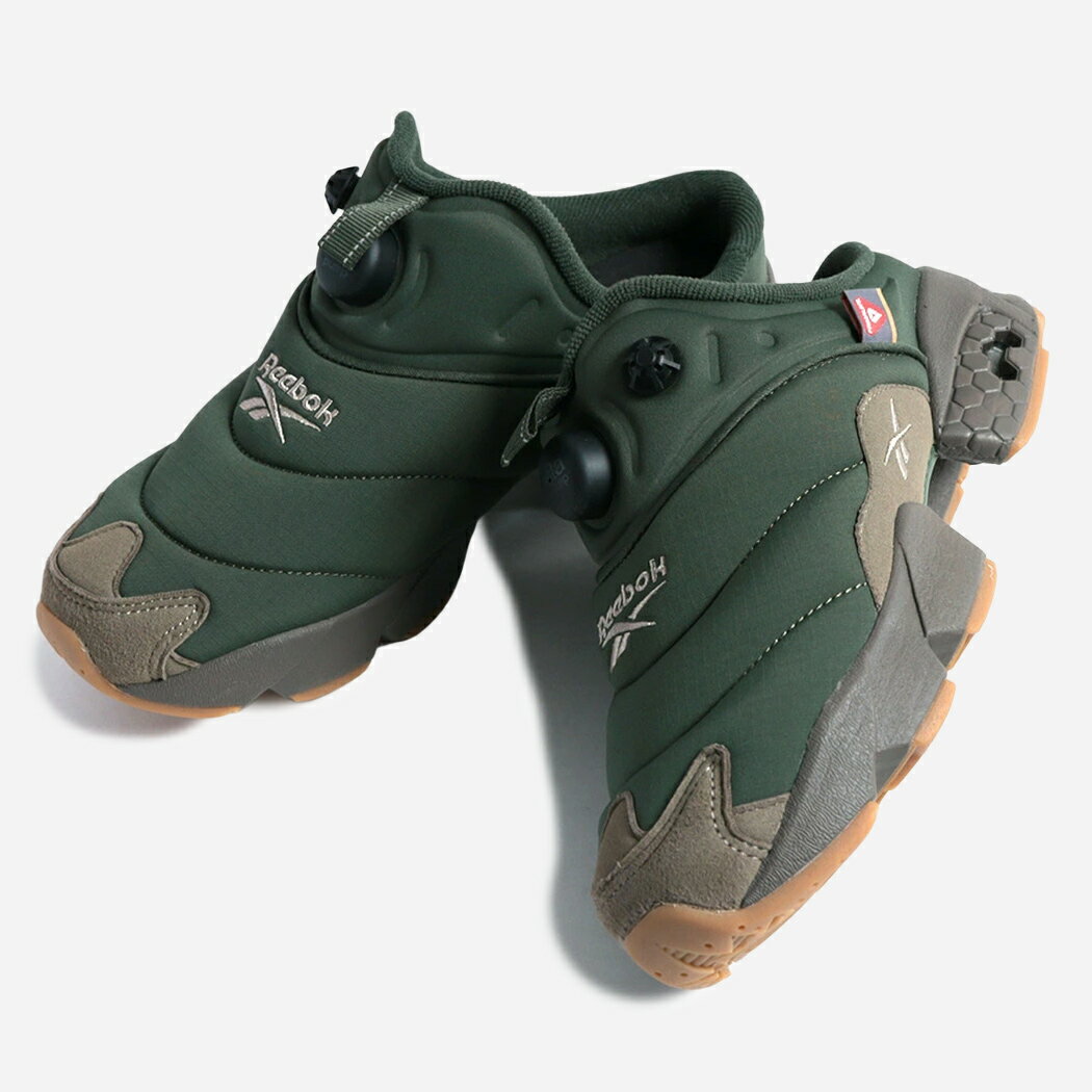 ITEMDETAIL 冬仕様に生まれ変わった「Reebok Instapump Fury Mule」は、リラックスした履き心地と高い機能性を兼ね備えたハイテクミュールです。1994年にスティーブン・スミスがデザインした名作「インスタポンプフ...