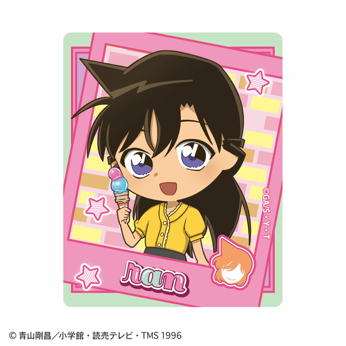 ■アイテム説明「名探偵コナン」から「ステッカー」が登場です！■サイズ H69 × W55mm■素材 紙/PP■関連カテゴリー STICKER■作品名 名探偵コナン