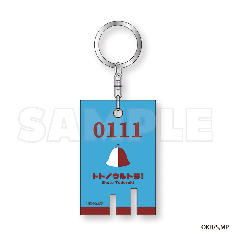 ■アイテム説明：サウナシリーズから「銭湯風キーホルダー」が新登場！銭湯錠風デザインでスパバックの目印などにも使えます！■素材：アクリル、亜鉛合金、鉄 ■サイズ：W40 × H61mm （アクリル部分のみ）■作品名：僕のヒーローアカデミア（ヒ...