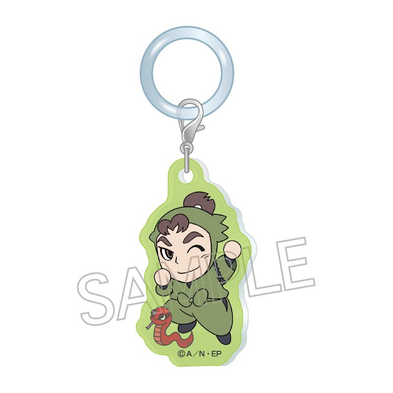 ■アイテム説明：「忍たま乱太郎」から「おしのびチャーム」が登場です！傘やペットボトルの目印に！チャームとして！■素材：アクリル・シリコン・金属等■サイズ：約H43×W30×D3mm■作品名：忍たま乱太郎（にんたまらんたろう）