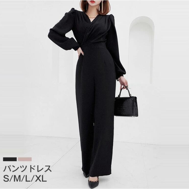商品説明 カシュクールデザインのワイドシルエットオールインワン。 袖付きのカシュクールデザインでサラッと使いやすい一枚です。 リラックス感も持ち合わせたワイドシルエットなので、長時間ストレスなくご着用いただけます。 入学式（入園式）や卒業式...