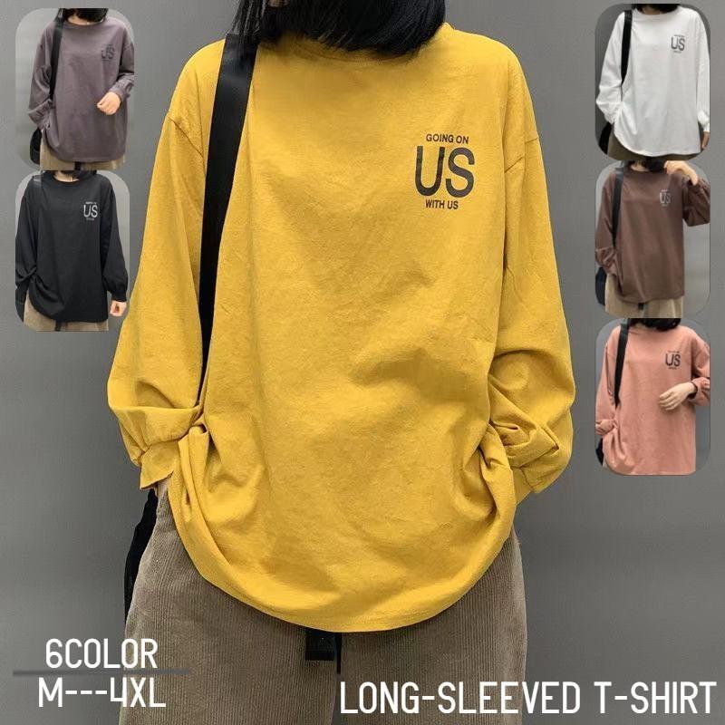 ゆったり着られる長袖ロゴTシャツです。シンプルなデザインなのでファッションに取り入れやすい♪1枚着るだけでこなれたおしゃれに♪【サイズについて】画像をご参照ください。【素材について】30%綿65％ポリエステル5%ポリウレタン【カラーについて...