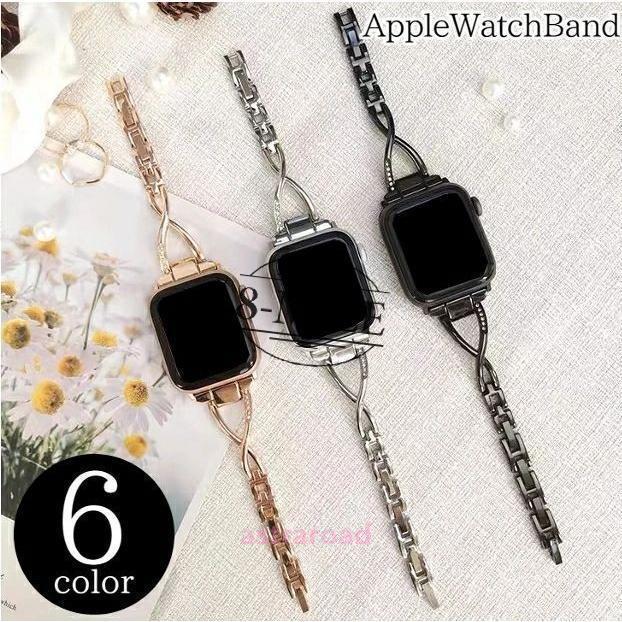 華奢なフォルムとさりげなく輝くラインストーンが女性らしいAppleWatch用バンド。 修理・交換はもちろん、ファッションに合わせた時計のイメージチェンジにもおすすめです♪ ※長さを調節する器具などは付属しておりません。 【サイズについて】...