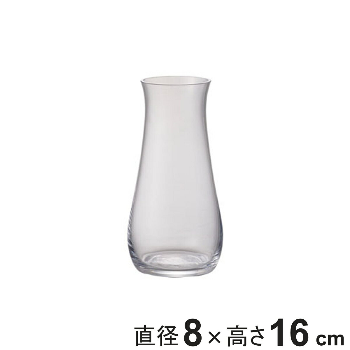 サイズ約 高さ16（cm）直径：約 8（cm）口径：約6cm内容量1個材質ガラスカラークリア生産国中国製注意事項※職人が手で仕上げているため、1つ1つ個性が生まれます。商品の特性としてご了承下さい。※ガラスの特性上、多少の気泡・巻き線が入る...
