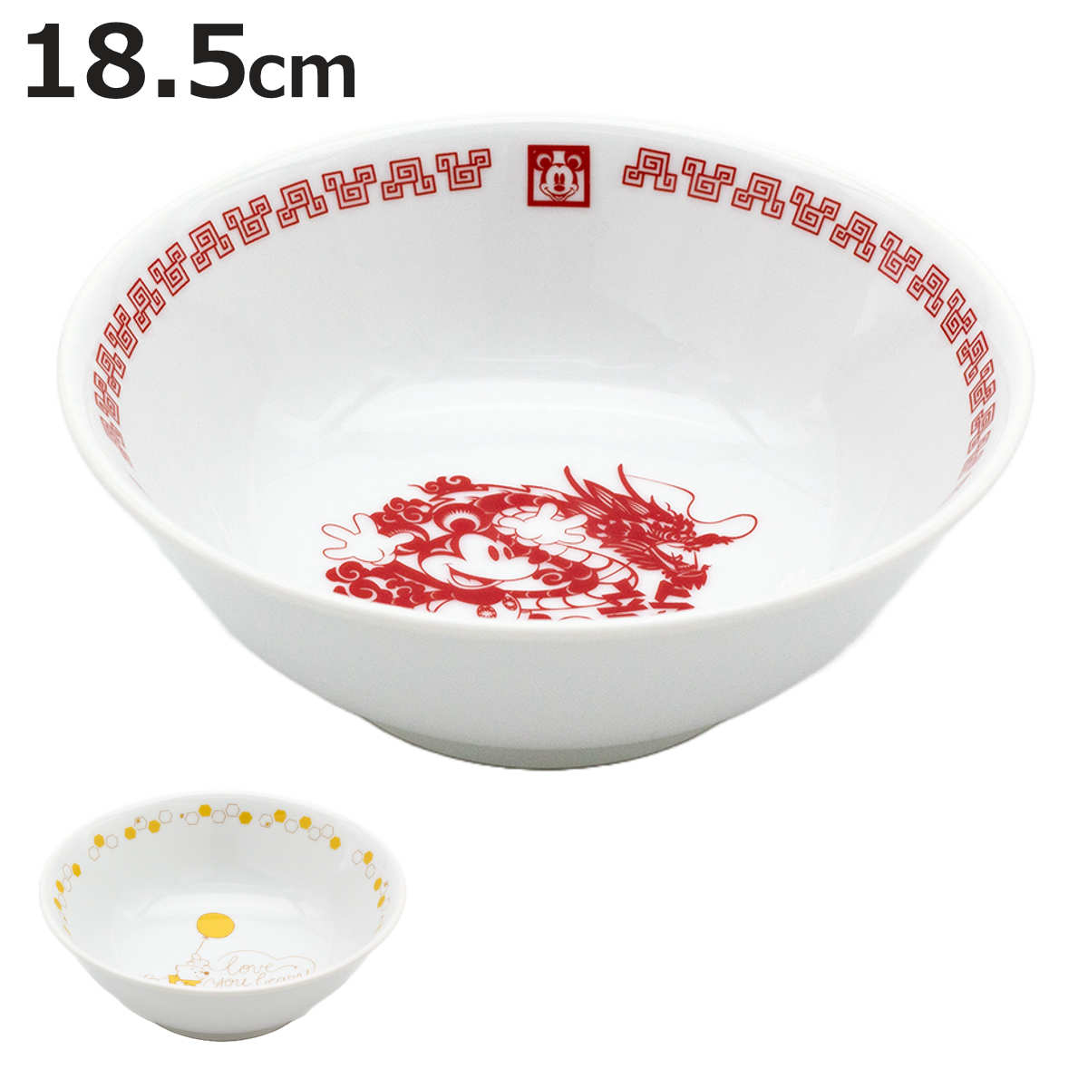 サイズ約 高さ6.5（cm）直径：約 18.5（cm）容量約 900ml内容量1個材質磁器種類ミッキーマウス、くまのプーさん生産国日本製食器洗い乾燥機使用可能電子レンジ使用可能区分返品・キャンセル区分（小型商品）ギフトラッピングページを見る...