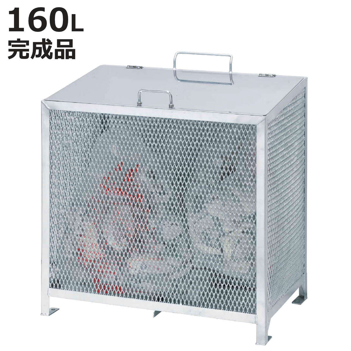 サイズ約 幅70.5×奥行45×高さ71（cm）重量約 15kg容量約 160L内容量1台材質本体：スチール扉：SUS430生産国日本製組立状態完成品備考L型脚仕様容量目安：45Lゴミ袋×約 3個区分返品・キャンセル区分（不可）●犬・猫・カ...