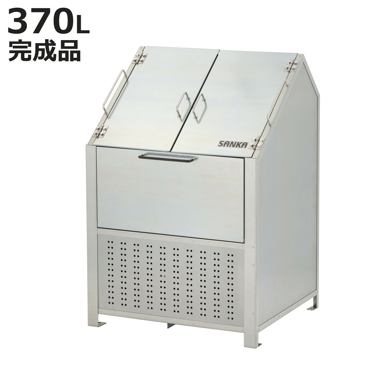 サイズ約 幅75×奥行71.5×高さ111（cm）重量約 35kg容量約 370L内容量1台材質本体・扉：高耐食溶融めっき鋼板金具・ネジ：ステンレス、アルミハンドル：ステンレス（SUS304）ハンドルゴム：ポリ塩化ビニル生産国日本製組立状態...