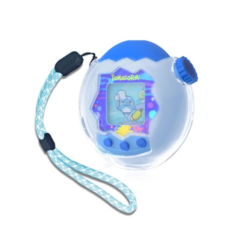 Tamagotchi Paradise(たまごっちパラダイス) 用 ケース 透明TPU Mosasa TPU保護ケース 充電便利 全面保護 紛失防止 滑り止め 薄型 指紋防止 黄変防止 落下防止 安心保護 軽量-ブルー 【対応機種】Tama...