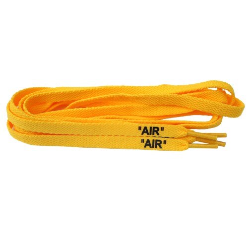 (HOOKEDON High performance Kicks) シューレース"AIR" プリント フラット シューレース 左右1set 120cm 140cm 160cm 靴紐 靴ひも 平紐 スニーカー カスタム シューズ SHOELA...