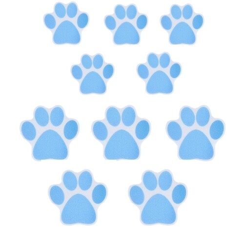 Life2キク 浴室 滑り止めシール 10枚セット 犬の足跡 お風呂 滑り止め ステッカー 転倒防止 防水 強力粘着 バスタブ 浴槽 床 階段 子供 高齢者 安全対策 PEVA 浴室の転倒防止に最適な滑り止めシール 濡れた浴室の床や浴槽での...