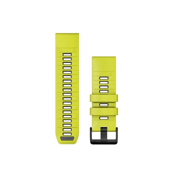 ガーミン(GARMIN) QuickFit F8 26mm Amp Yellow / GraphiteFenix8 / Enduro3 51mmサイズ対応【日本正規品】ブランドガーミン(GARMIN)色Amp Yellow / Graphi...