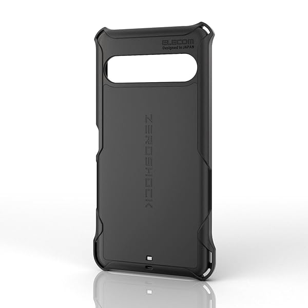 エレコム Xperia 10 VII(SO-52F) ケース カバー 耐衝撃 衝撃吸収 ZEROSHOCK ハニカム構造 4つ角ダンパー カメラレンズ保護設計 ストラップホール付き ブラック PM-X252ZEROBKブランドエレコム(EL...