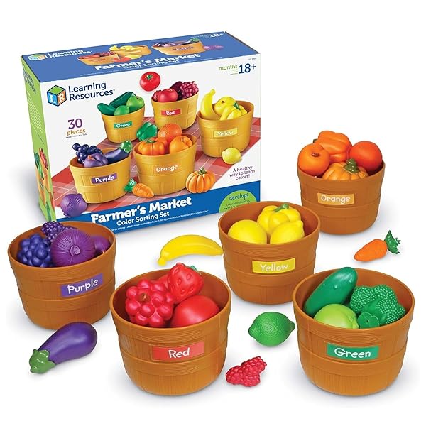 ラーニング リソーシーズ Farmer’s Market Color Sorting Set LER 3060ブランドラーニング リソーシズ(Learning Resources)色混合カラーモデルLER3060商品説明※詳細は会社概要ペー...