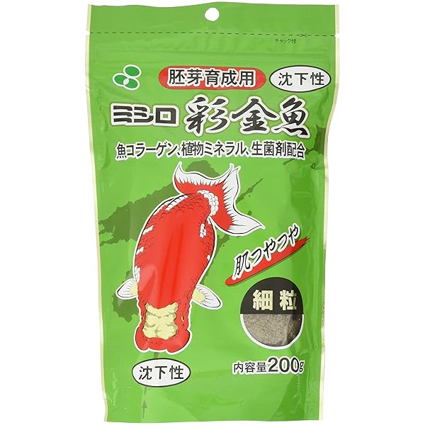 ミシロ 彩金魚 胚芽育成用 細粒 沈下性 200グラム (x 1)ブランドミシロ色モデル商品説明※詳細は会社概要ページにてご確認くださいませ。【商品概要】本体サイズ (幅X奥行X高さ) :12×4×20cm本体重量:0.2kg20種類以上の...